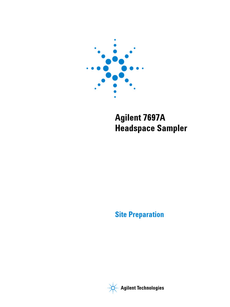 7697A HeadspaceSamplers Site Preparation Guide | PDF | Gas ...