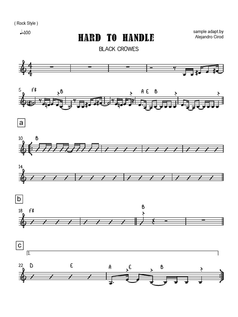 Hard To Handle | PDF