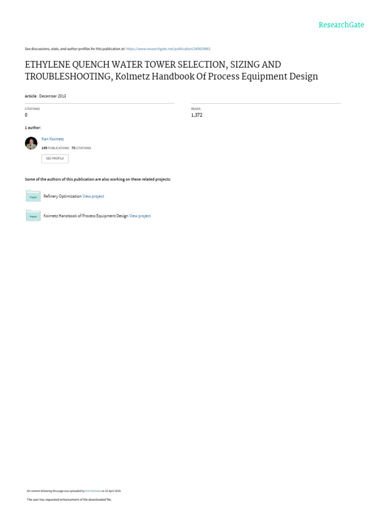 C2 Quench Tower | PDF