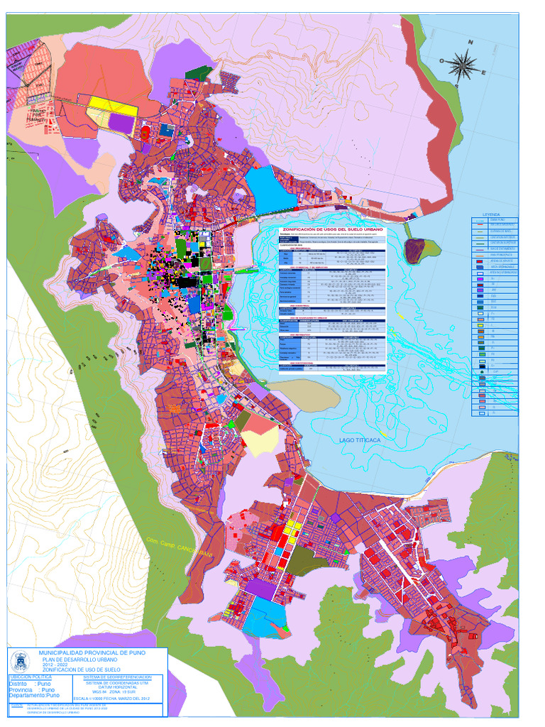 Plano Zonificación Puno | PDF