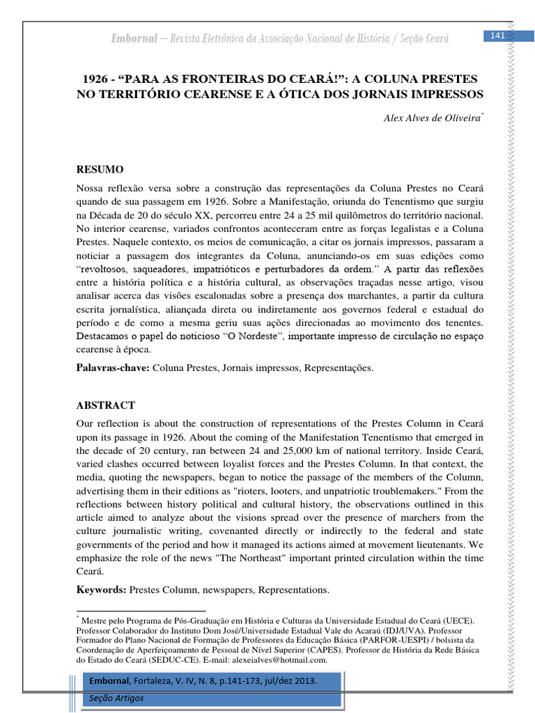 Coluna Prestes Crateús | PDF