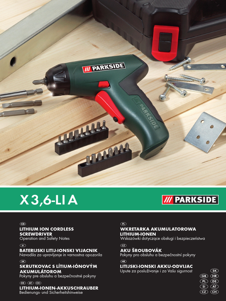Manual Parkside 6-LIA | PDF