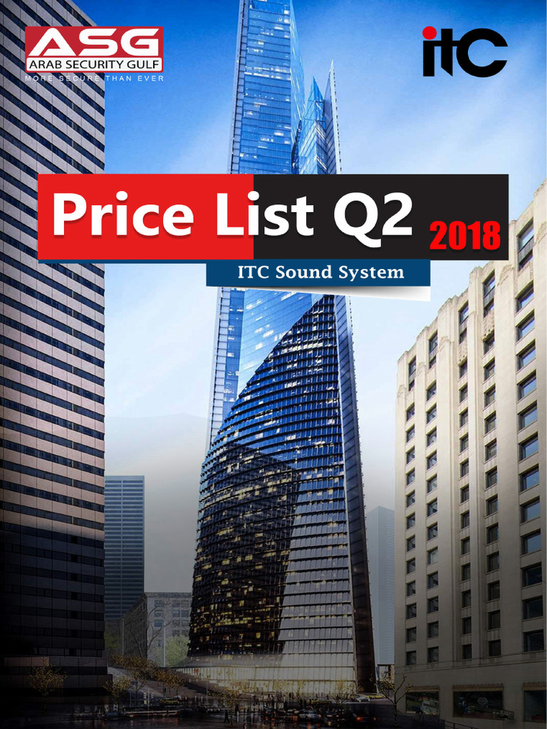 Itc Price List Q2 2018 | PDF