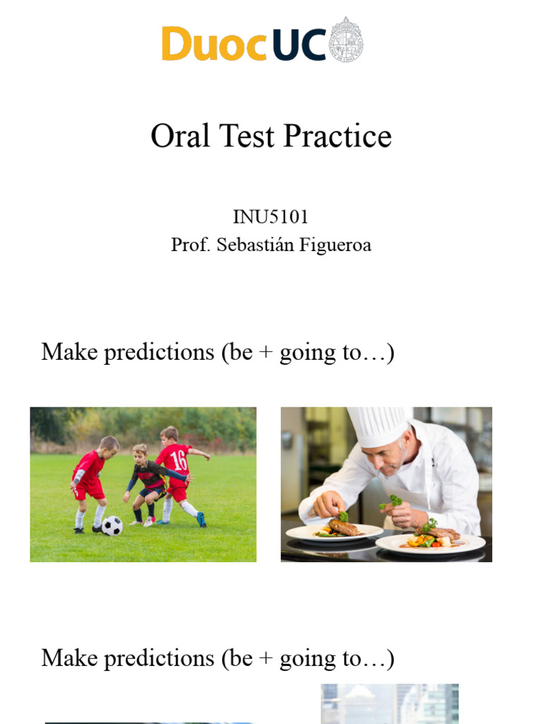 Oral Test Practice: Predictions & Descriptions | PDF | Science ...