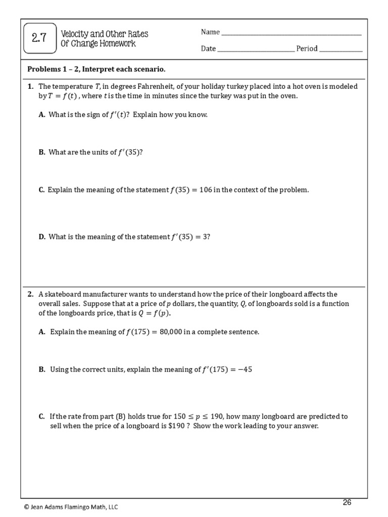 AP Calc 2.7 HW | PDF AP Calc 2.7 HW | PDF