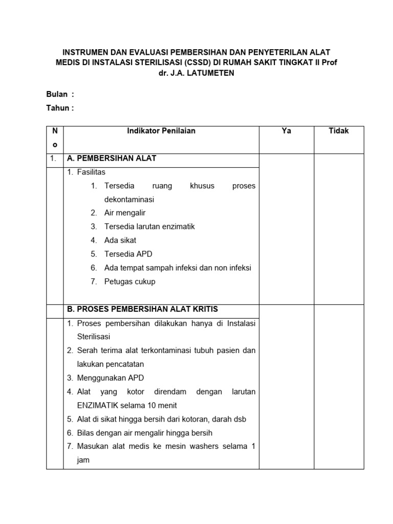 Monitoring CSSD | PDF