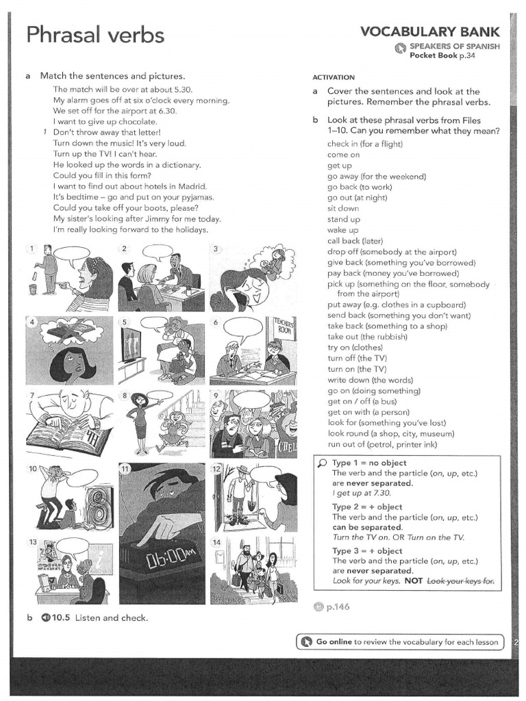 Basic phrasal verbs | PDF