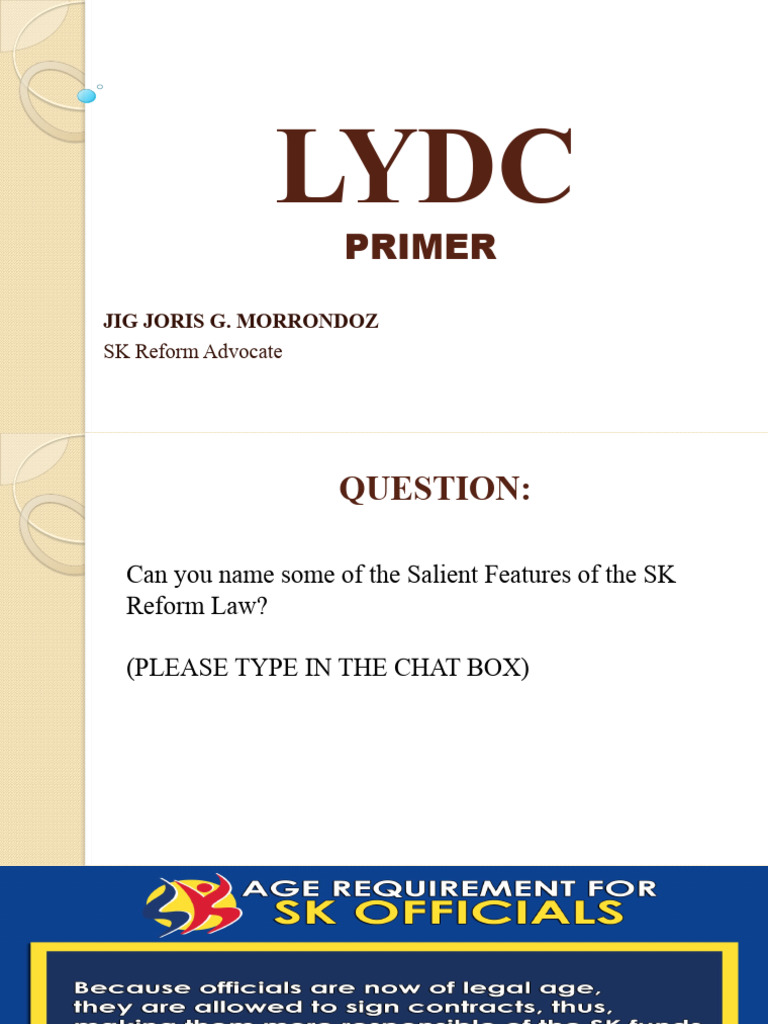 SK LYDC Edited Presentation | PDF | Career & Growth | Business