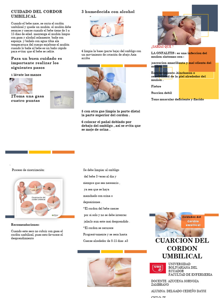 Cuidado Del Cordor Umbilical Trictico | PDF | Medicina CLINICA ...