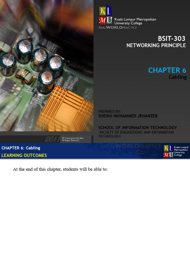 Bsit 303 Networking Principle | PDF