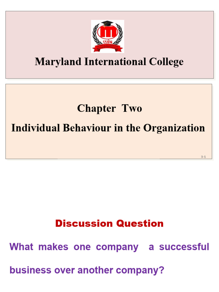 Mic Ob ch2 | PDF | Job Satisfaction | Attitude (Psychology)