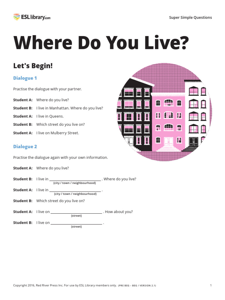 110 - Where Do You Live - Can | PDF
