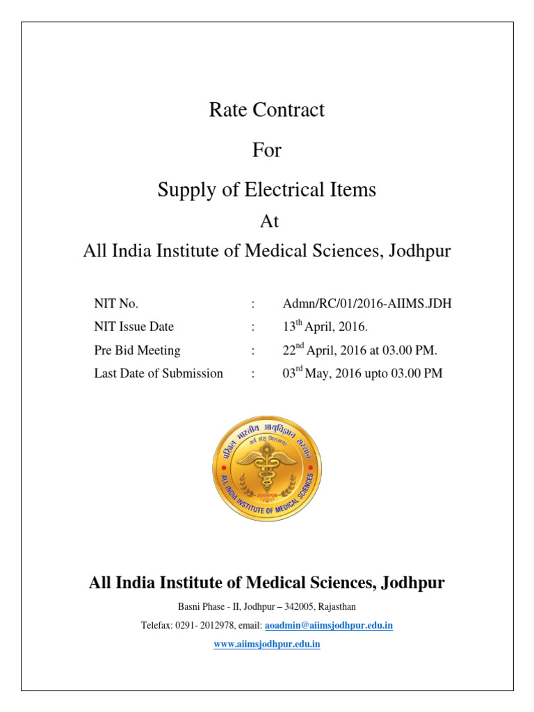 Rate Contract For Electrical Items | PDF | Sole Proprietorship | Taxes