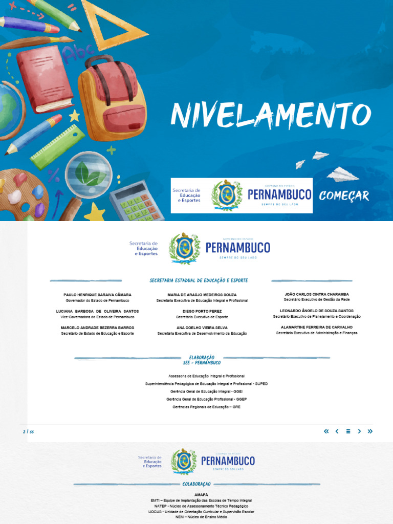 Nivelamento de LP - PE | PDF | Aprendizado | Pedagogia
