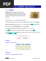 Year 7 Index Notation Worksheet | PDF | Multiplication | Exponentiation