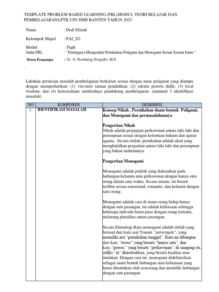 PBL - Modul 7 | PDF