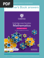 Cambridge Lower Secondary Mathematics Learner's Book 9 1 | PDF