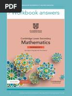 Workbook - Cambridge Lower Secondary Mathematics - Grade 09 | PDF | Triangle | License