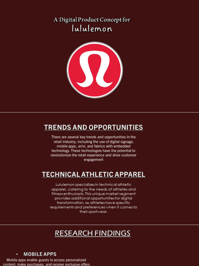 Lululemon PP | PDF | Business | Technology & Engineering