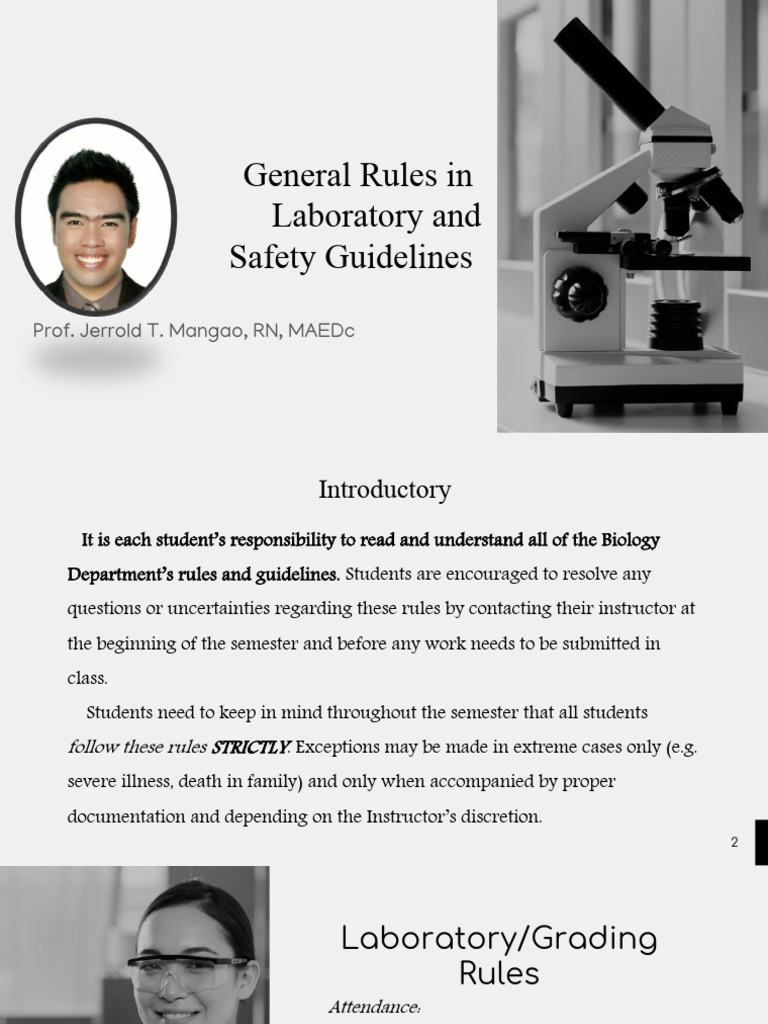 Biochem Laboratory Safety Guidelines | PDF | Laboratories | Safety
