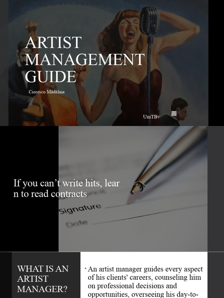 Artist Management Guide | PDF