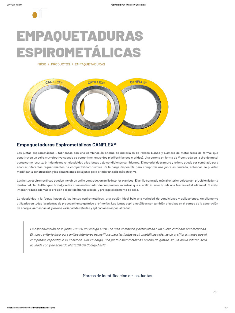 Comercial AR Thomson Chile Ltda | PDF