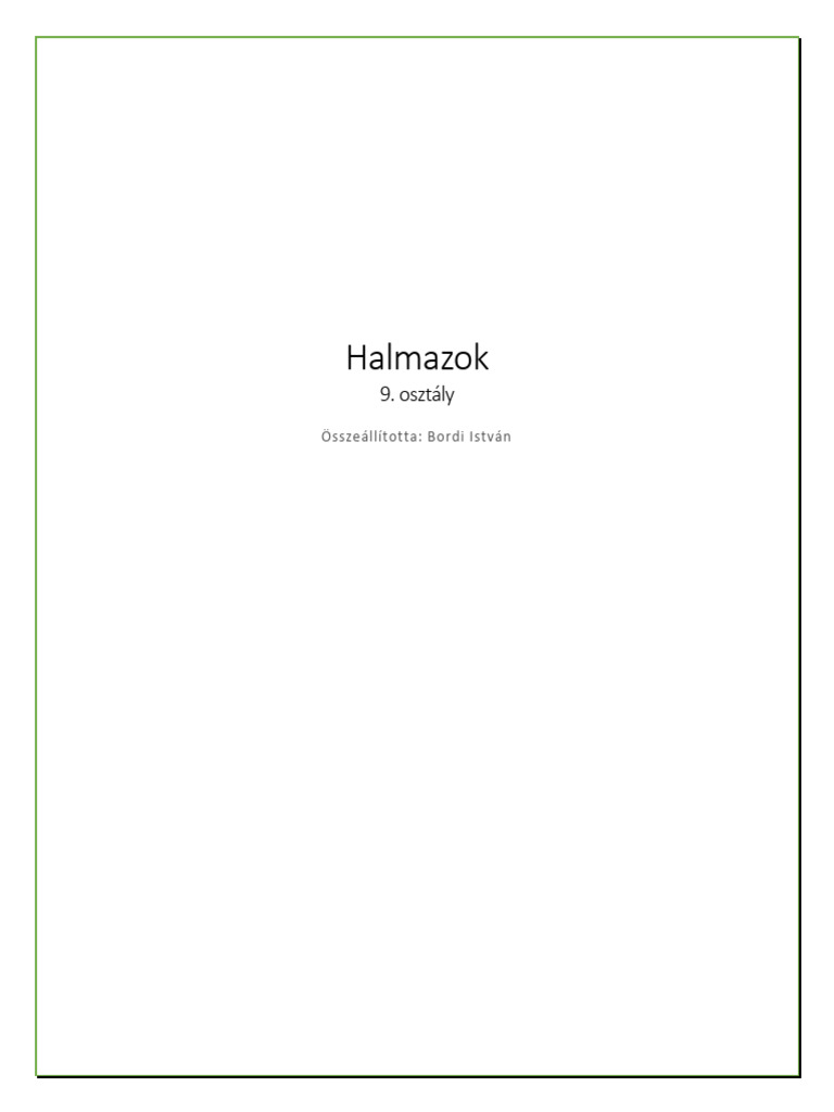 Halmazok 9.osztály | PDF