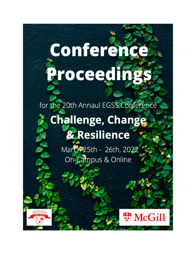 2022 EGSS Conference Proceedings | PDF