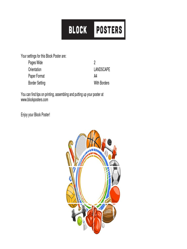 Blockposter 035411 | PDF | Home & Garden