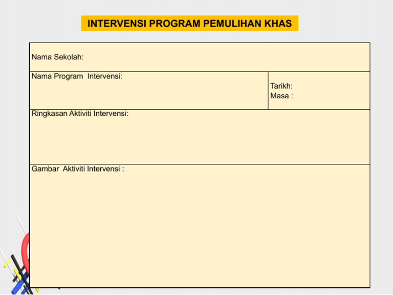 Contoh Pamplet Program Intervensi | PDF | Sains & Matematika
