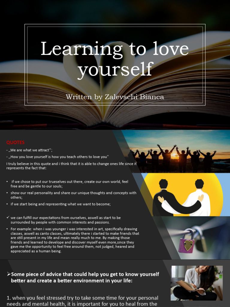 Learning To Love Yourself | PDF | Thought | Cognitive Science