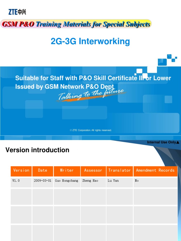2G-3G Interworking | PDF | 3 G | Subscriber Identity Module