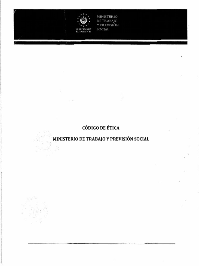 Codigo Etica MTPS | PDF Codigo Etica MTPS | PDF