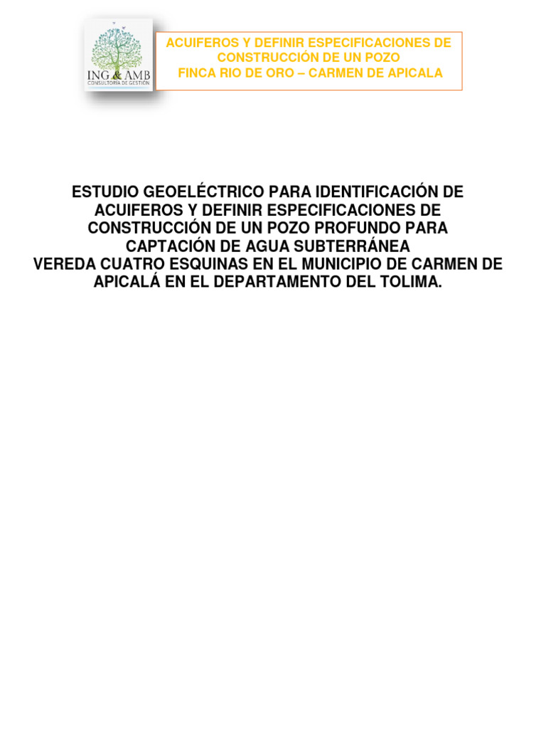 Estudio Geotecnico y Electrico | PDF