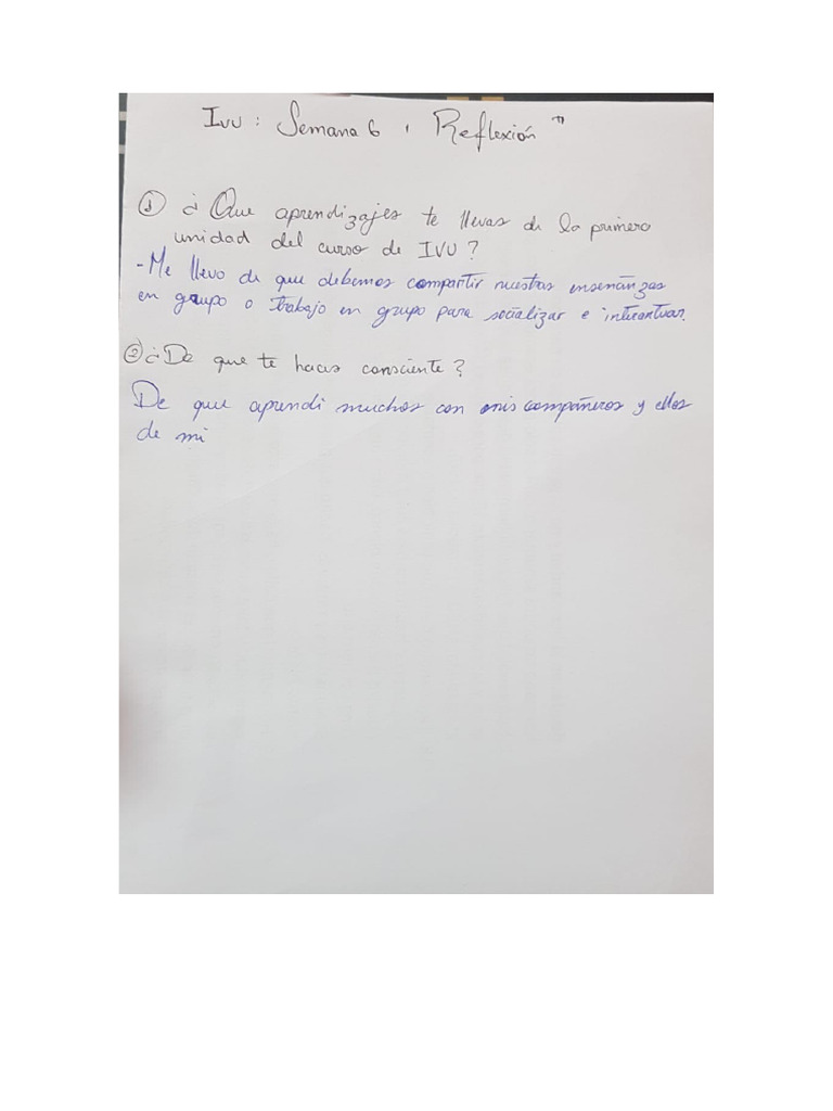 IVU - Reflecion - INTRODUCCION DE ADMINISTRACION DE EMPRESAS | PDF IVU - Reflecion - INTRODUCCION DE ADMINISTRACION DE EMPRESAS | PDF
