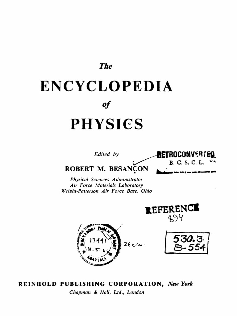 2015.463612.the Encyclopedia of Physics | PDF