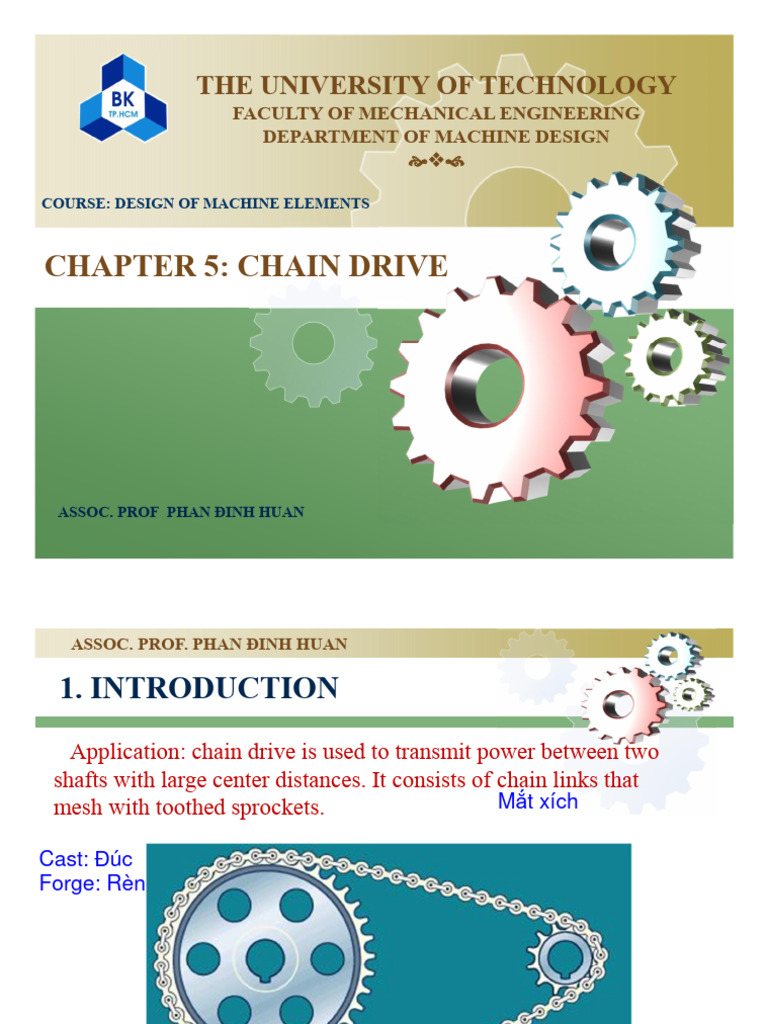Chain Drive | PDF | Mechanical Engineering | Manufactured Goods