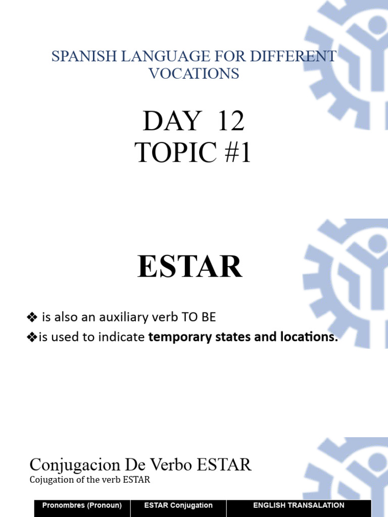 Day 12 - Lec 1 - Estar | PDF