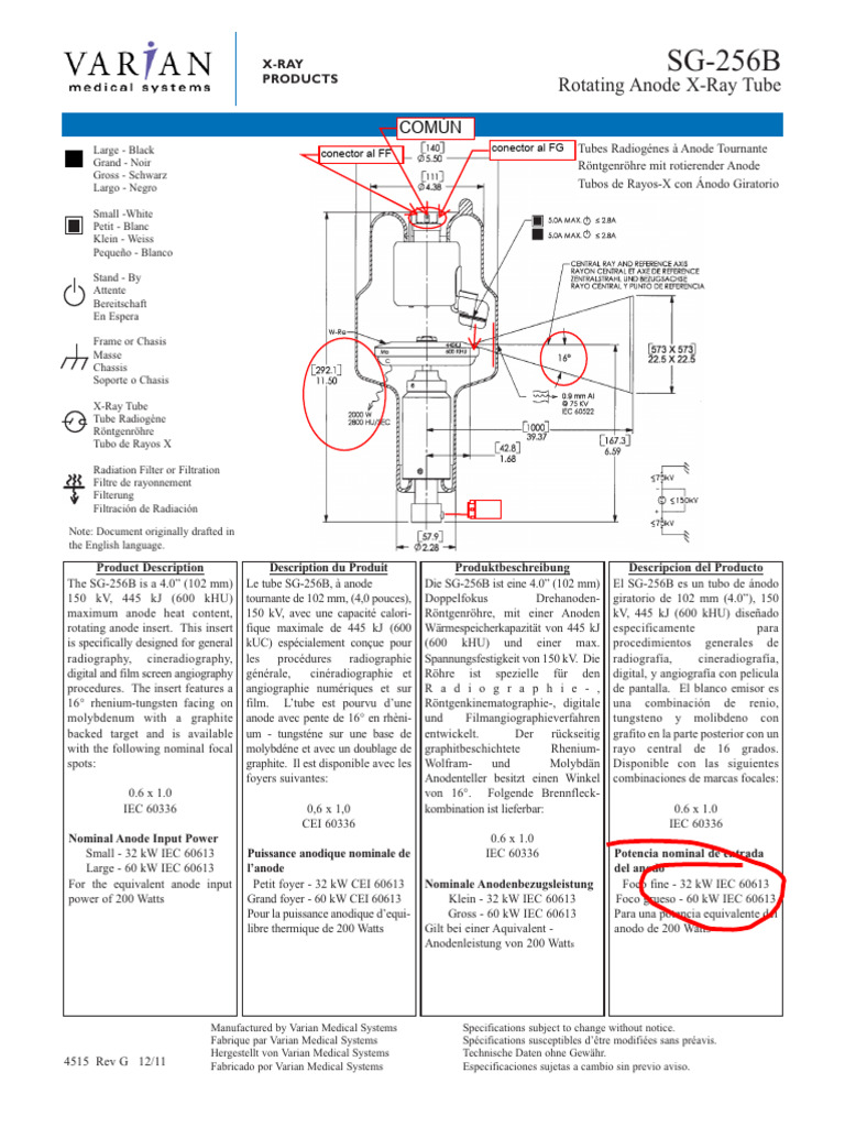 Varian SG-256B | PDF