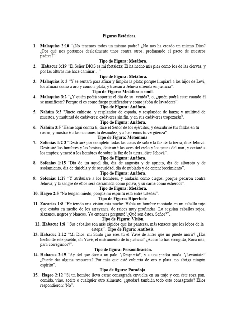 Figuras Retóricas Pdf