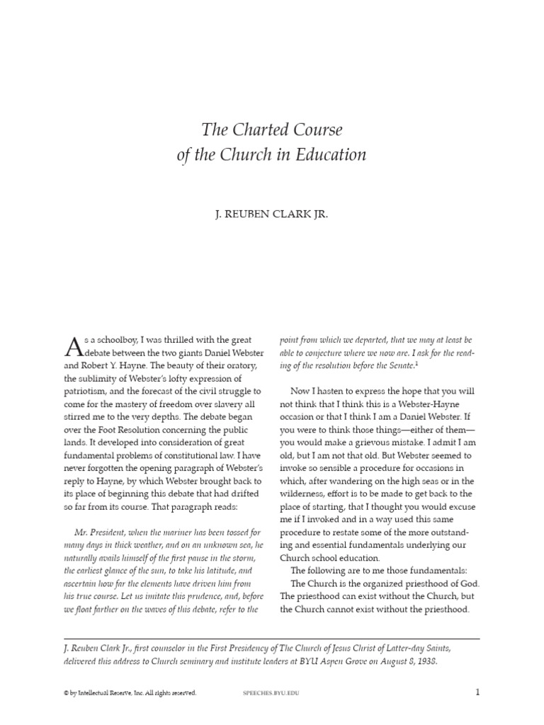 Clark - J Reuben - 1938 08 08 | PDF | Jesus | Faith