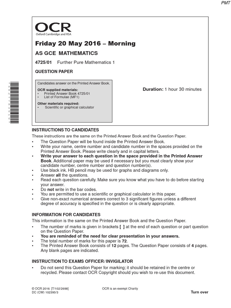 June 2016 QP - FP1 OCR | PDF June 2016 QP - FP1 OCR | PDF