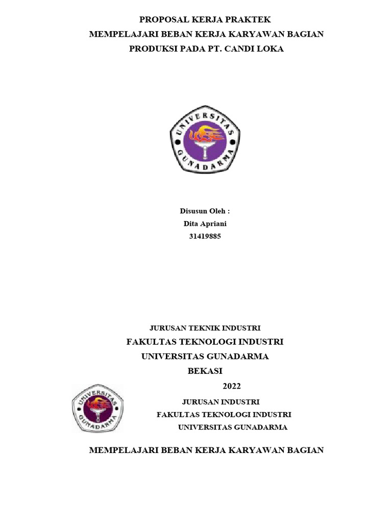 Contoh Proposal 31419885-Dita Apriani | PDF