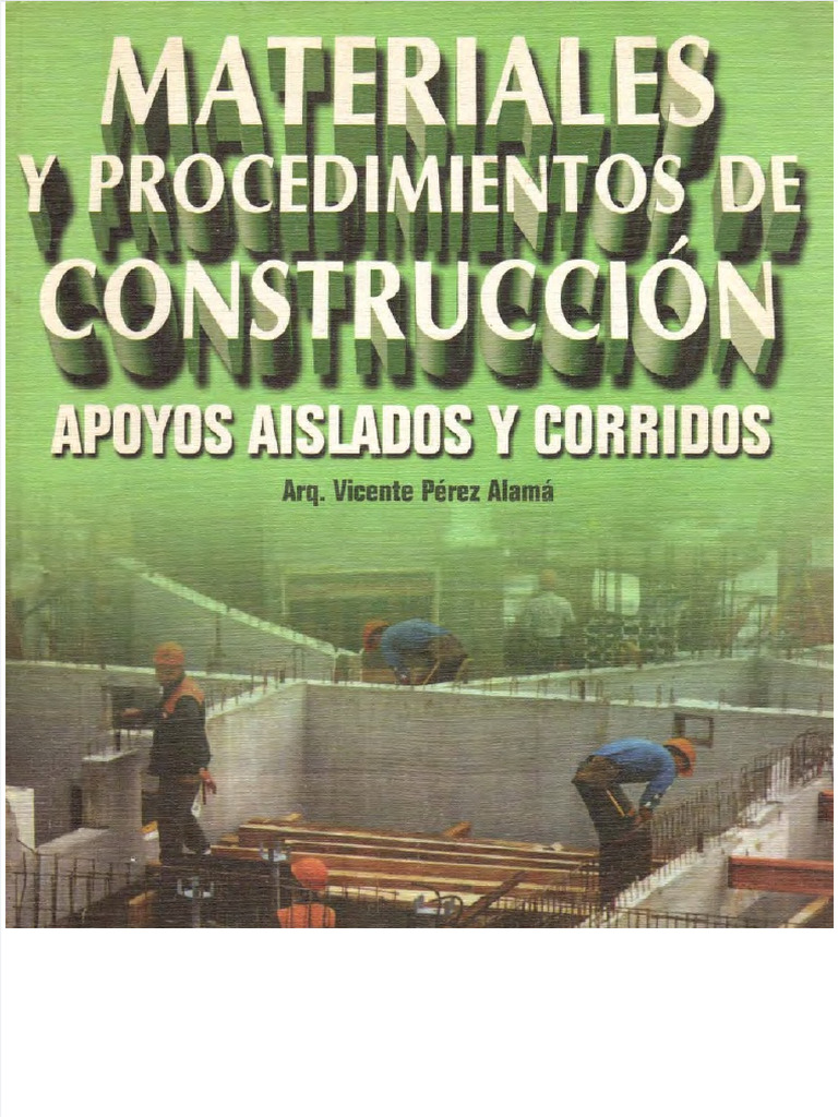 Libro 2 Materiales y Procedimientos de Construccion Apoyos | PDF