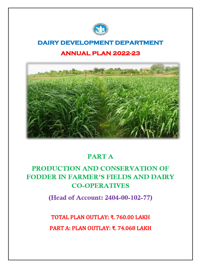 DPR Fodder Ongoing 2022-23 | PDF