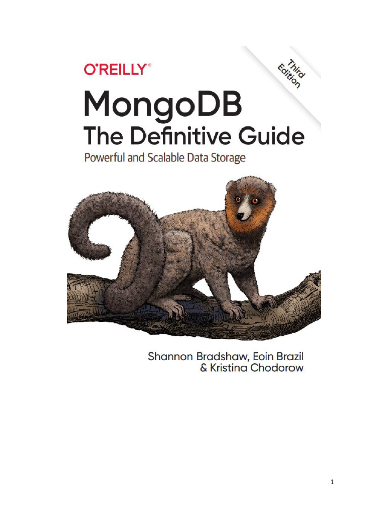 Guia Definitiva MongoDB 3ra Edicion Parte1 | PDF