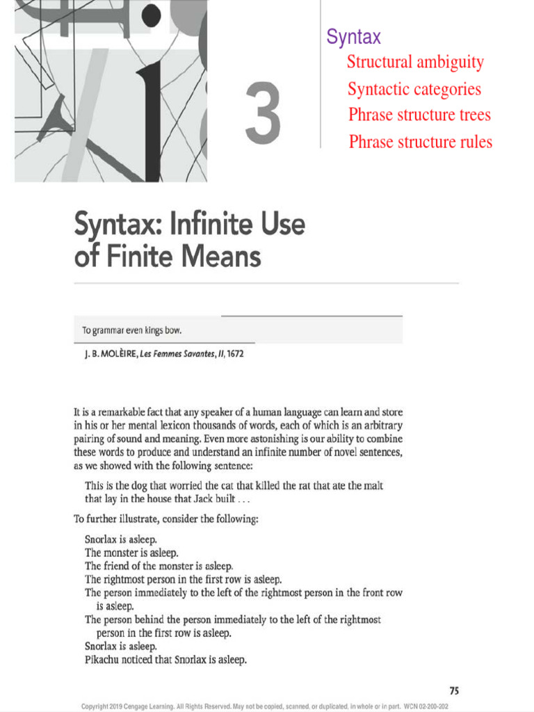 Syntax 2 - Student | PDF | Phrase | Syntax