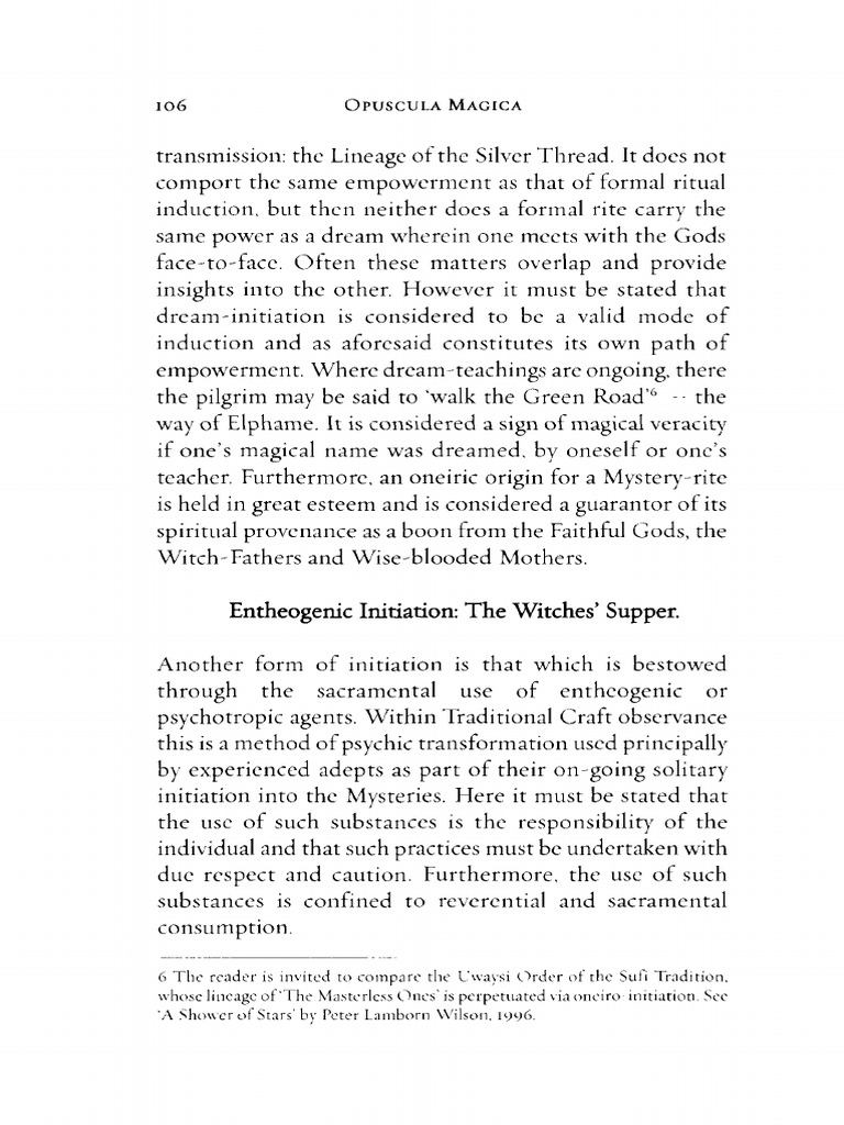 Andrew Chumbley - Opuscula Magica Vol I-101-120 | PDF | Religious Belief And Doctrine | Folklore