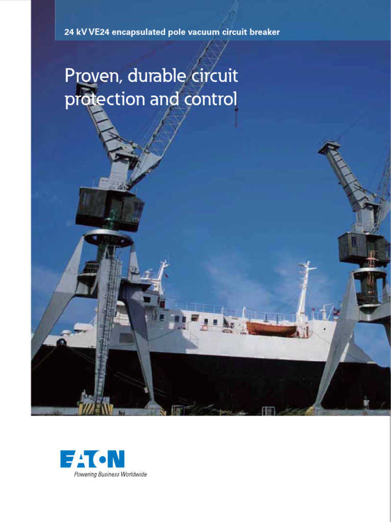 VE24 24kV Vacuum Circuit Breaker Overview | PDF | Metrology | Components