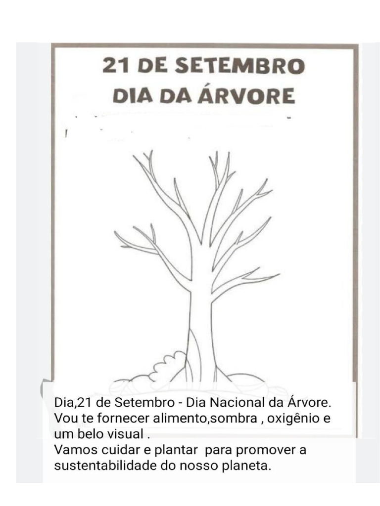 Dia Nacional Da Árvore | PDF